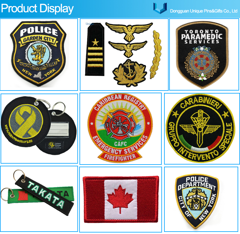 Rubber Patch for Uniform, Customize Flag Rubber Badge for Police ...