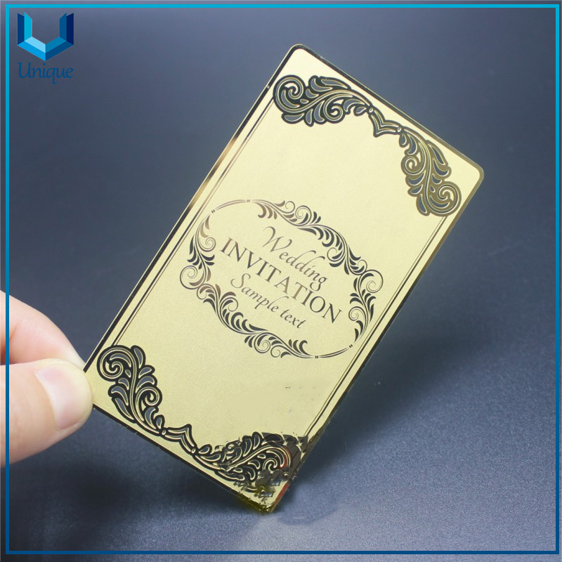 Custom Design Metal ID Name Card, Stainless Steel Business Card, Metal ...