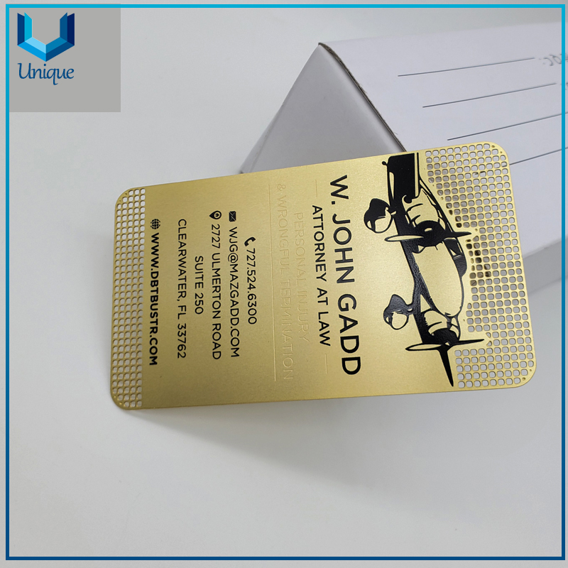 Custom Creative Design Blank Stainless Steel Metal Business Card ...