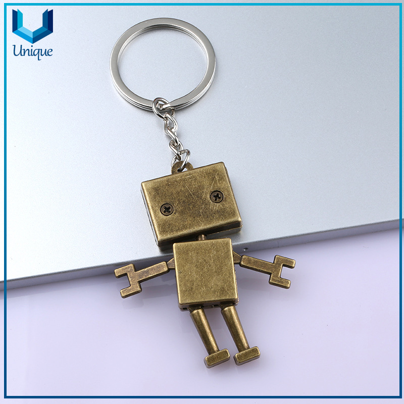 Customize Metal Robot keychain, Promotional Gifts Keychain with Custom ...